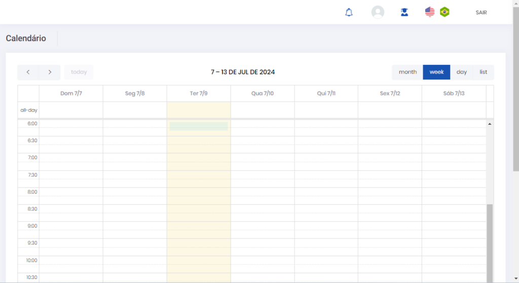 Calendário – Citrus.cx